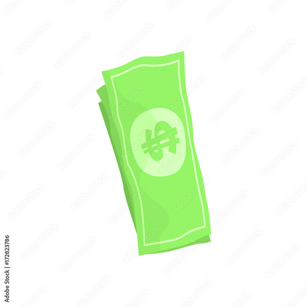 US american dollar money bills cartoon vector illustration Stock Vector ...