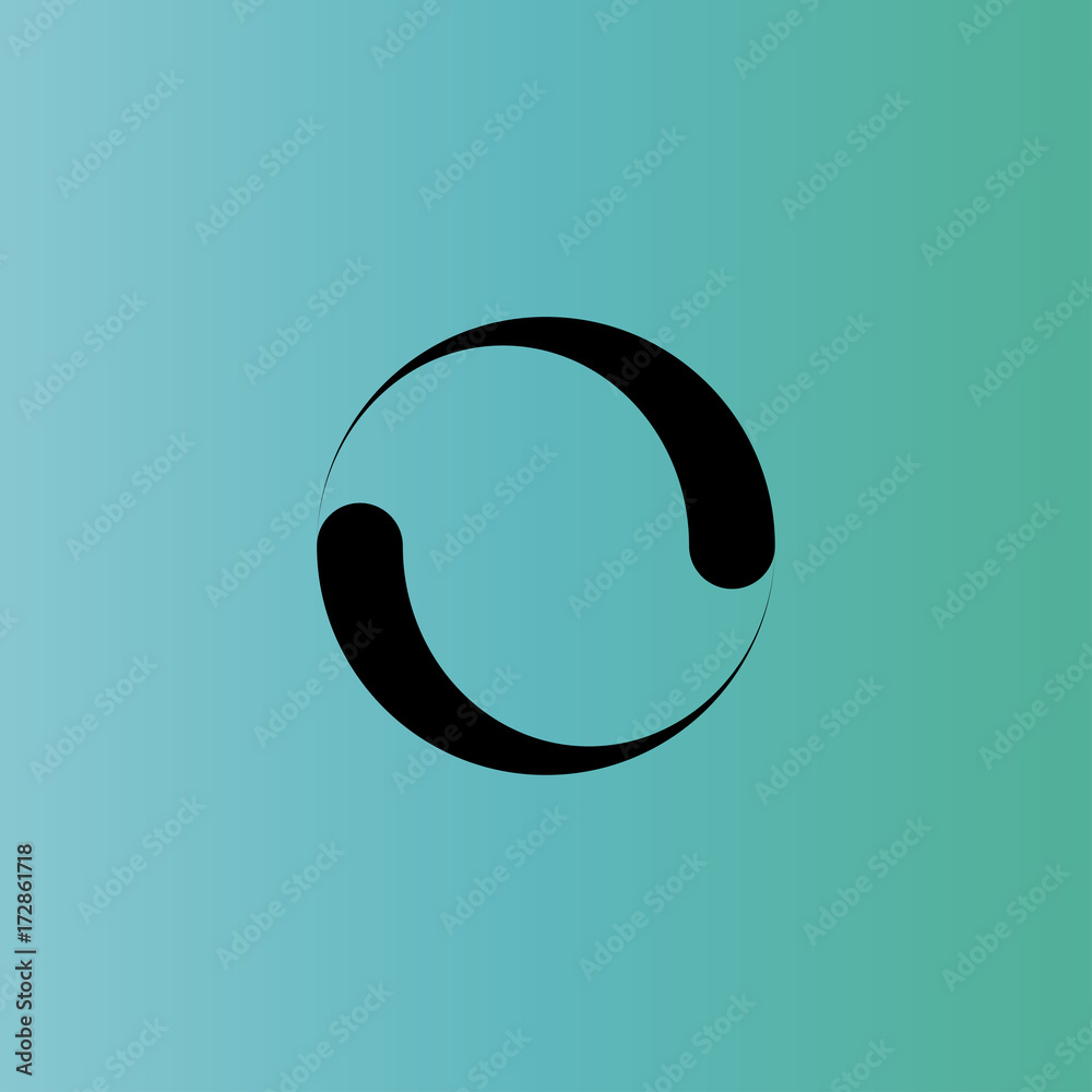 Refresh icon. flat design Stock Vector | Adobe Stock