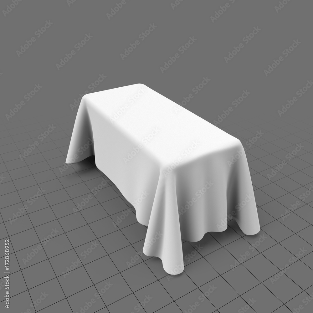Rectangle presentation table Stock 3D asset | Adobe Stock