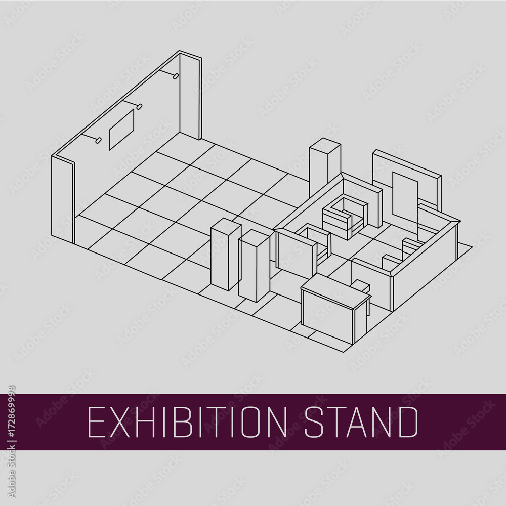 Isometric Interior Drawing
