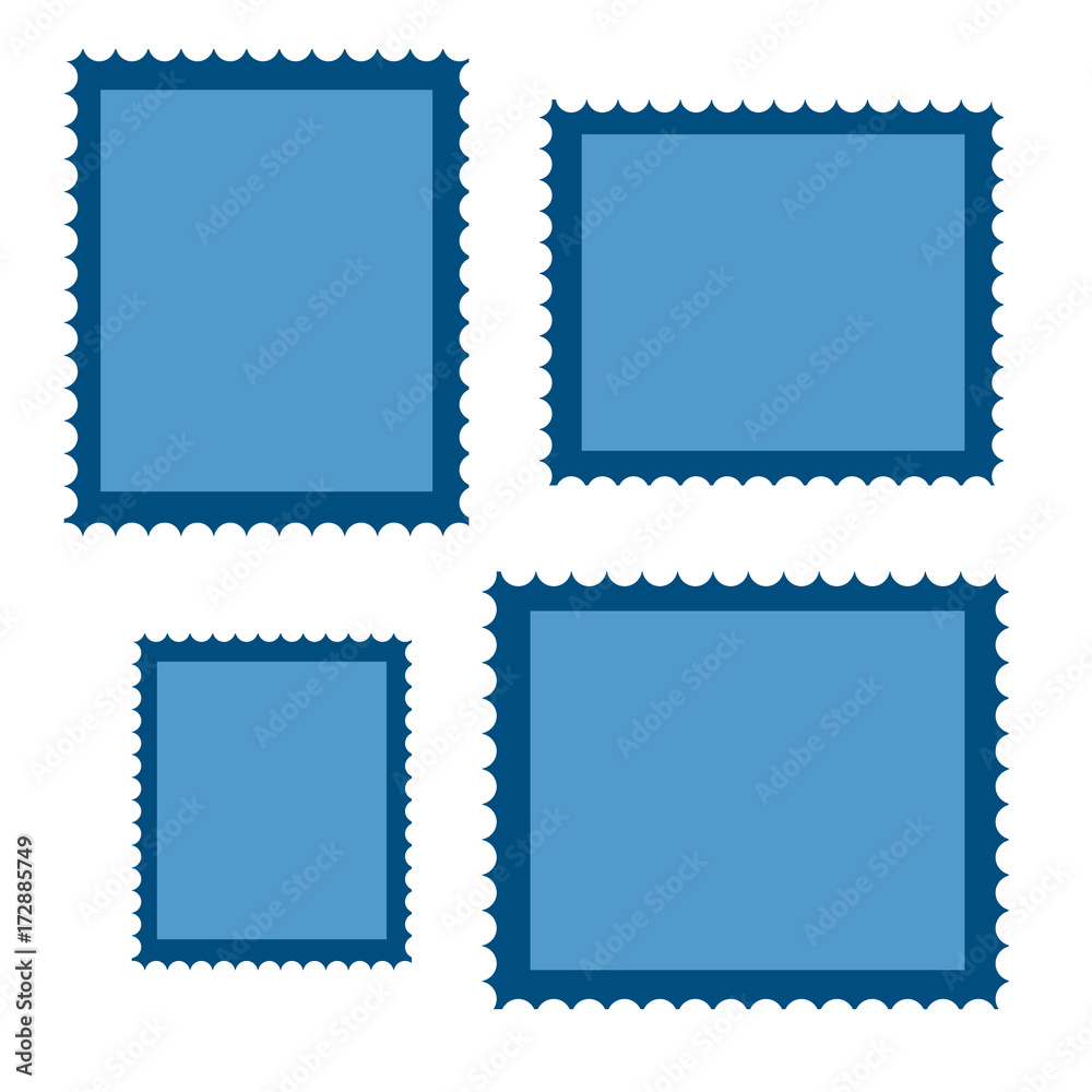 Mail Stamp Vector