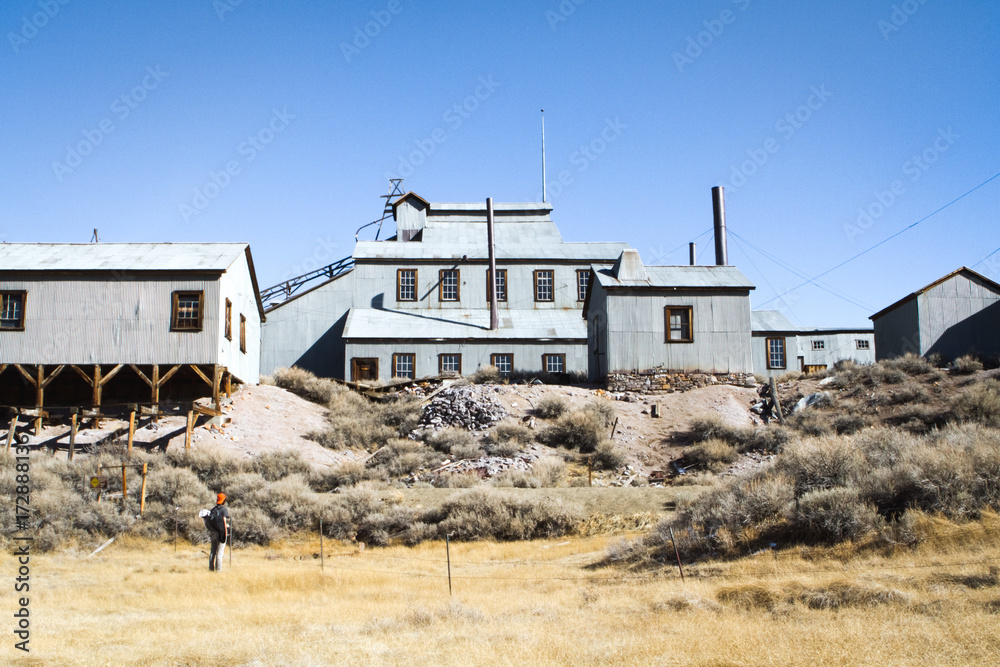 Old Abandoned Gold Mine in Ghost Town Stock Photo | Adobe Stock