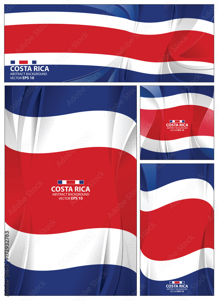 Costa Rican Flag Wallpaper