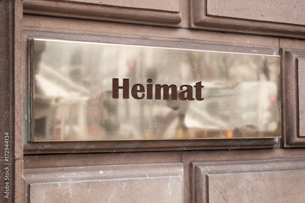 Schild 205 - Heimat Stock Illustration | Adobe Stock