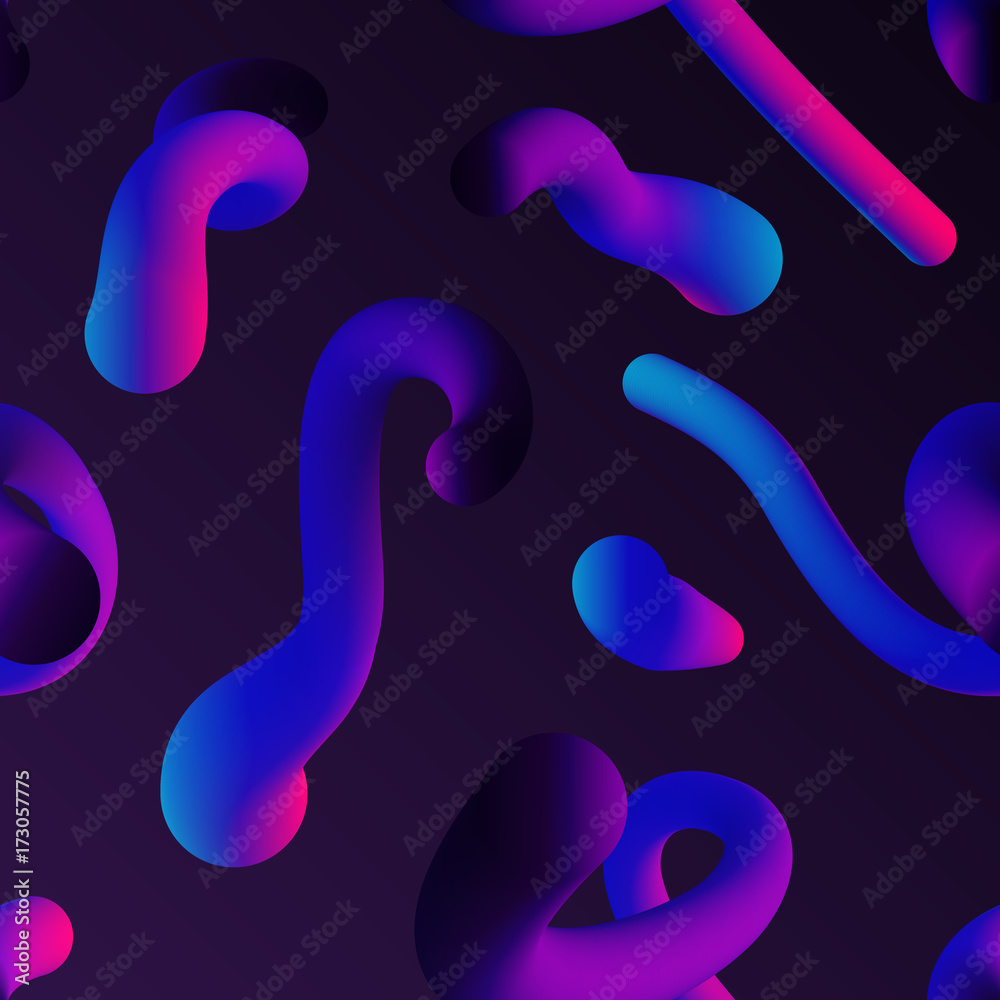 Vector realistic isolated seamless pattern of abstract fluid liquid ...