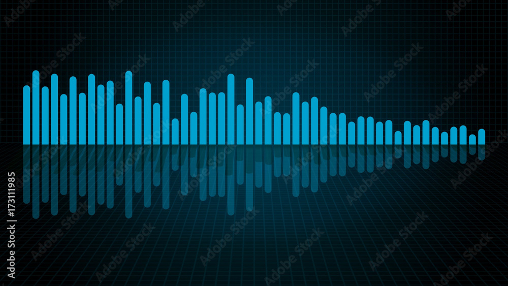 Waveform Grid Stock Template | Adobe Stock