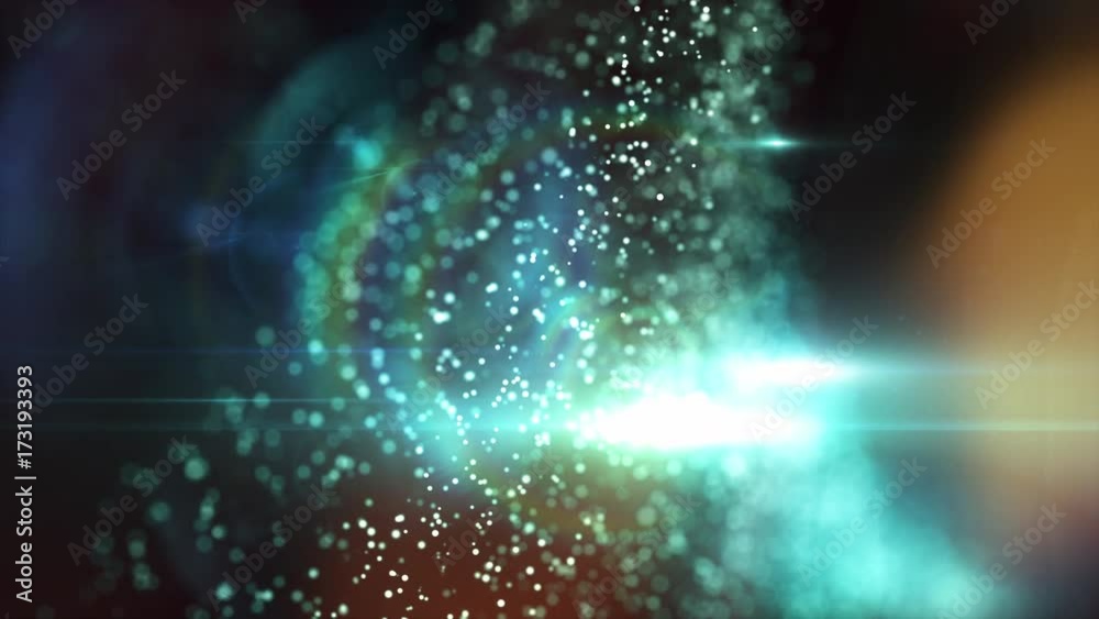 Flowing particles with beautiful light effects. Available in 4K! Check ...