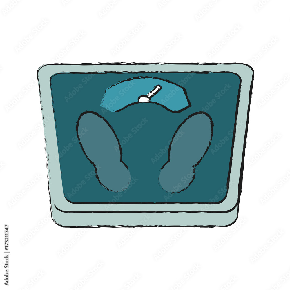 Body balance weight icon vector illustration graphic design Stock ...