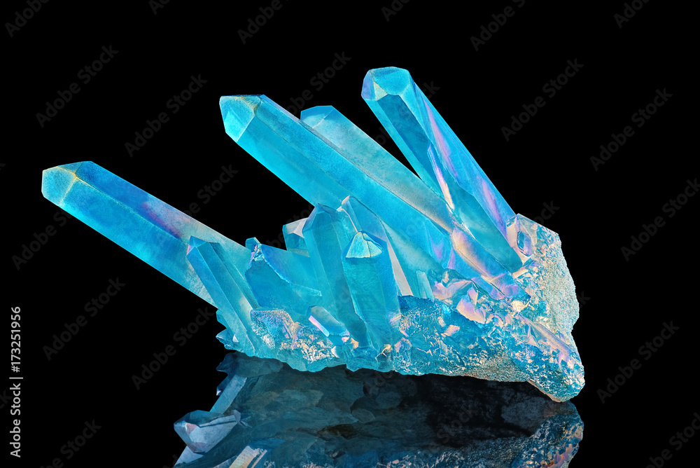 Blue Quartz Crystals