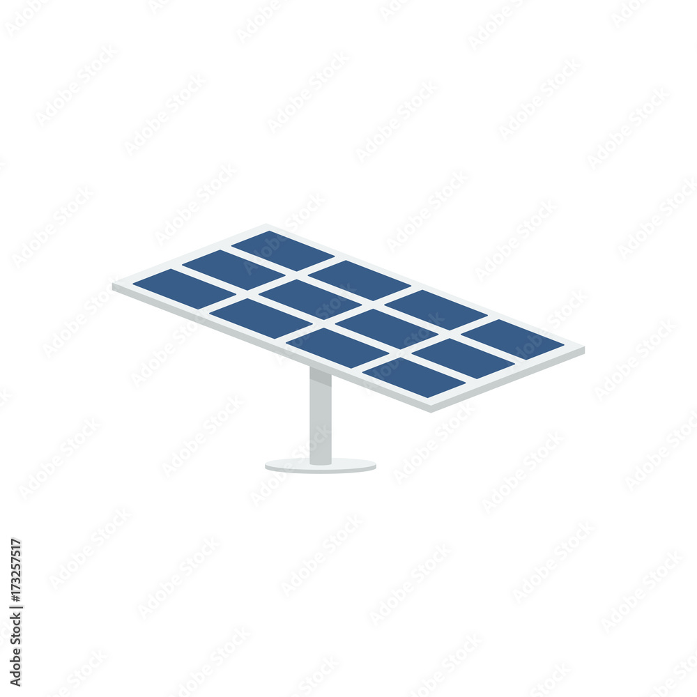 Solar panel vector isolated illustration Stock Vector | Adobe Stock