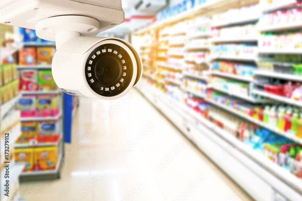 Surveillance Camera In Store
