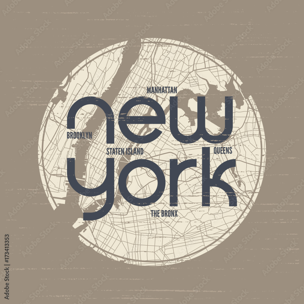 New York t-shirt and apparel vector design, print, typography, poster ...