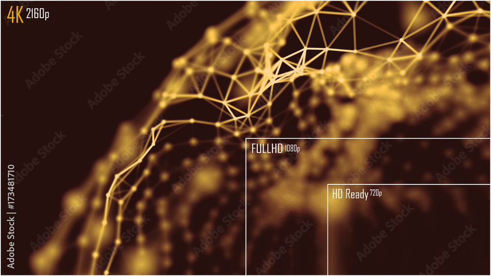 4K // Full HD // HD Ready television resolution display with comparison ...