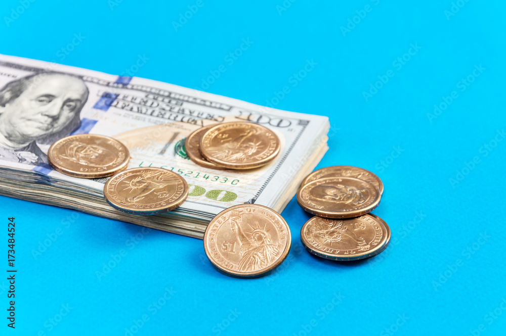 Stack Of American Coins