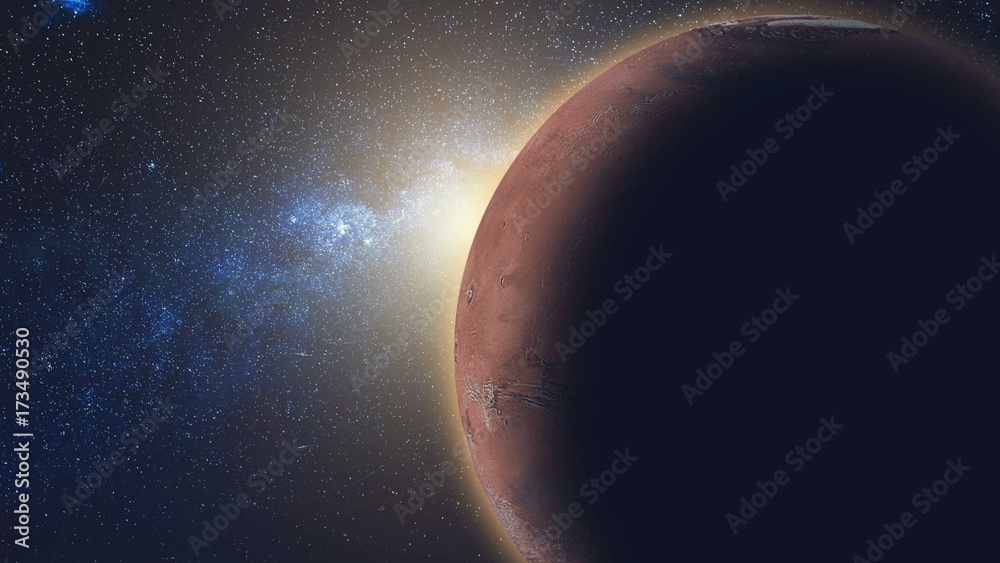 View Of Sun From Mars