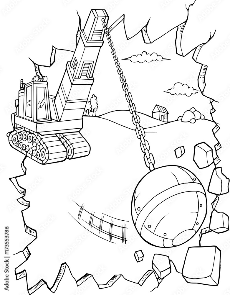 Wrecking Ball Drawing