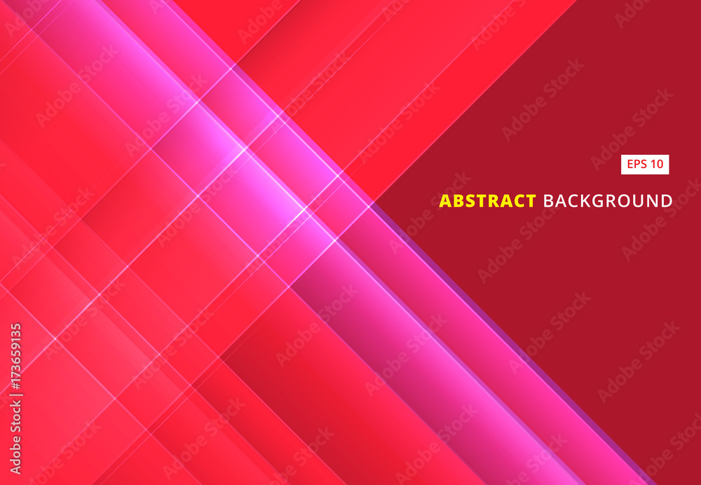 Abstract red image that depicts technology with overlapping diagonal ...