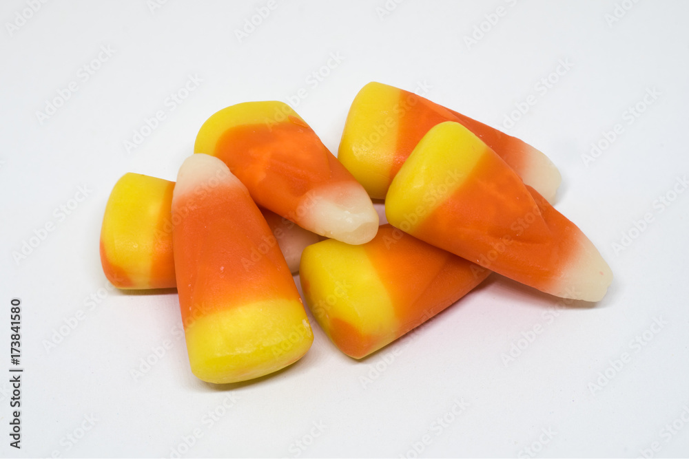 Bright Candy Corn in Pile Stock Photo | Adobe Stock