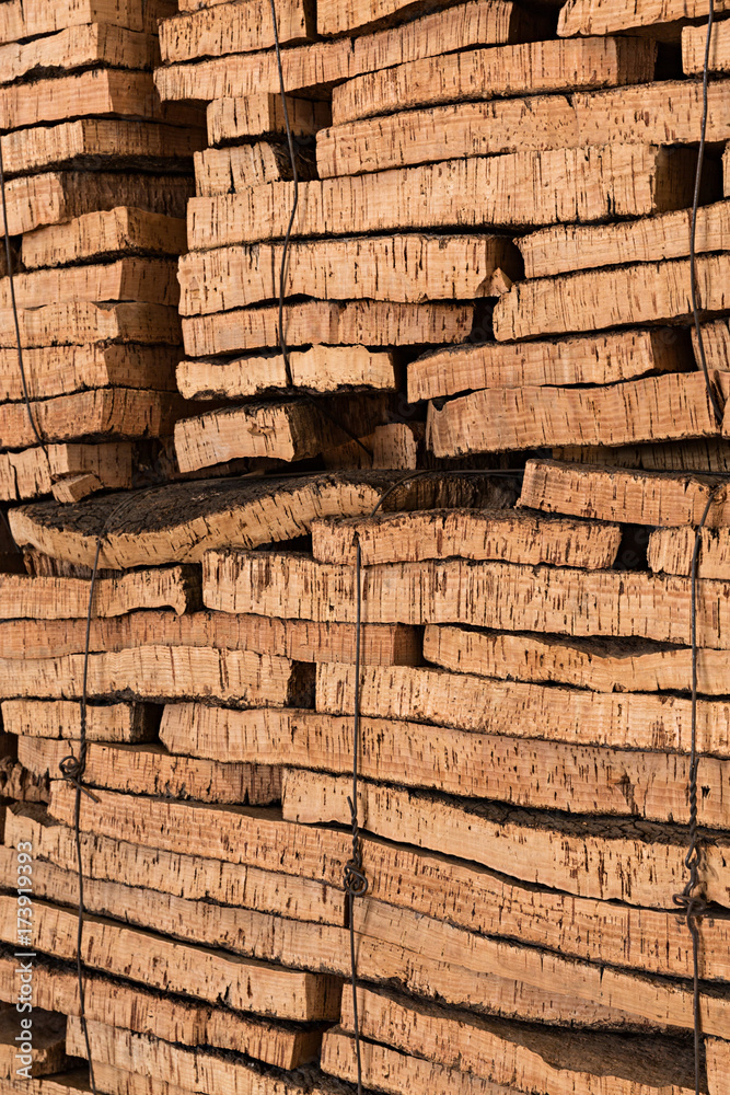 Corcho en planchas. Stock Photo | Adobe Stock