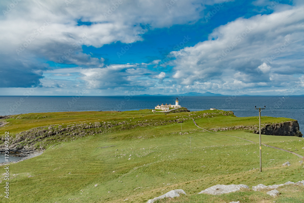 Neist Point, Scotland's cliff in England with the famous Lighthouse ...
