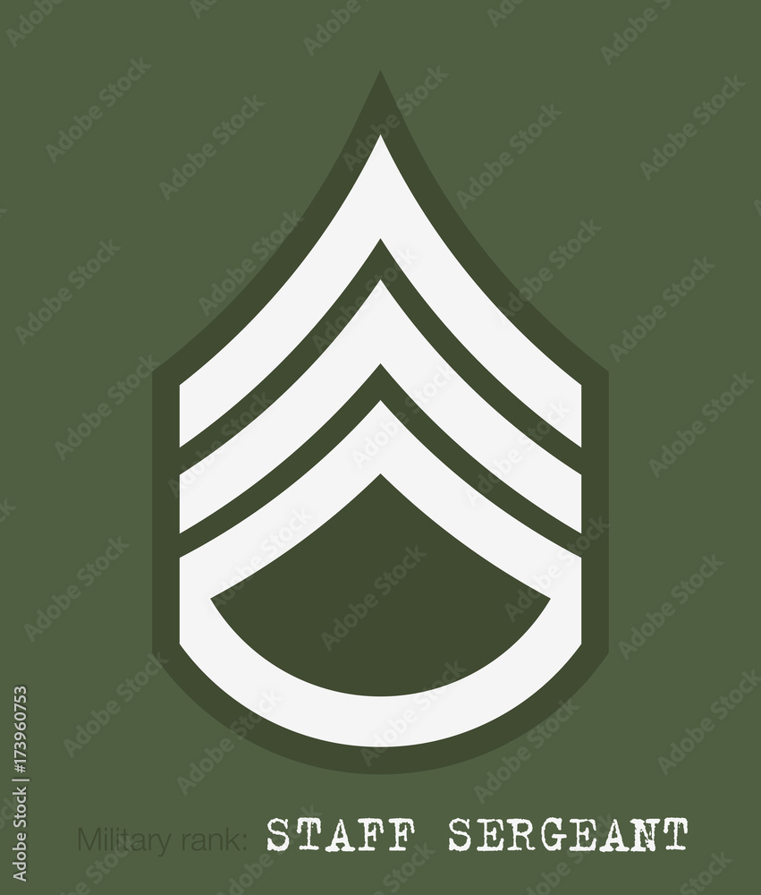 Military Ranks and Insignia. Stripes and Chevrons of Army Stock Vector ...
