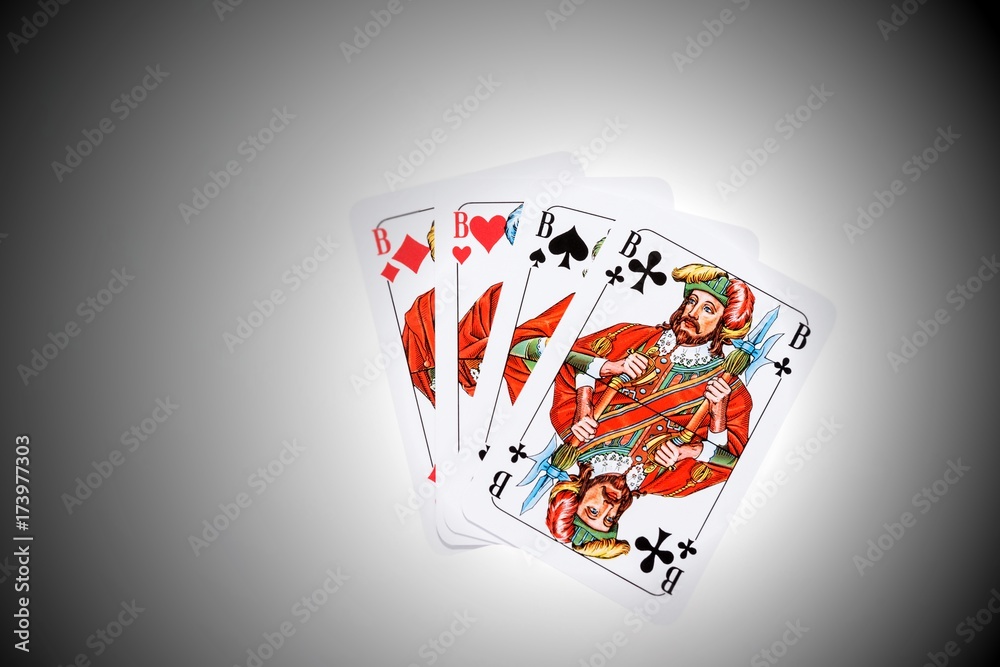 Vier Buben Stock-Foto | Adobe Stock