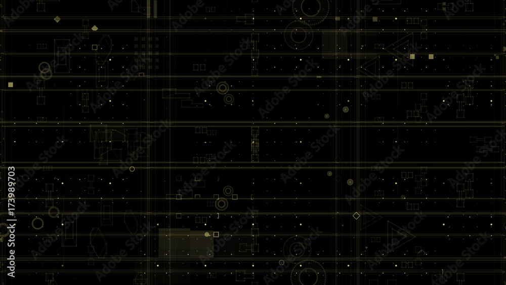 Data Field Futuristic Looping Background Stock Template | Adobe Stock