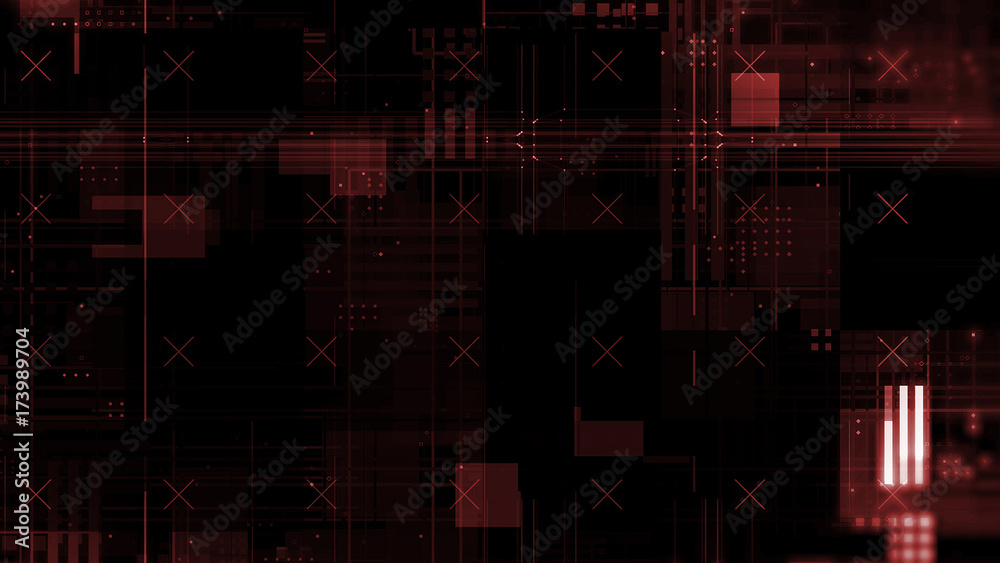Cyber Mosaic Complex Looping Background Stock Template | Adobe Stock