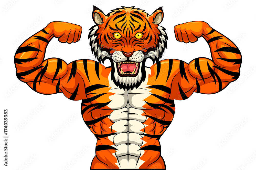 Tiger Mascot Vector