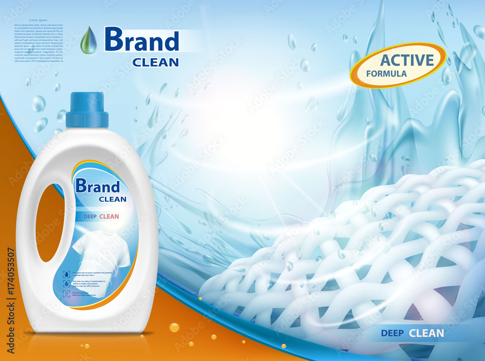 Mock-up package with label design Stock Vector | Adobe Stock