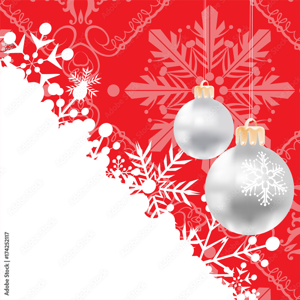 Christmas Card Borders Red