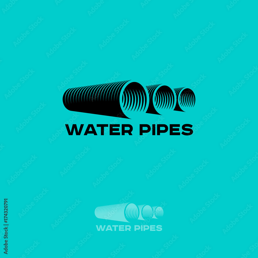 Pipes Logo & Branding Identity. Corporate vector logo design template ...