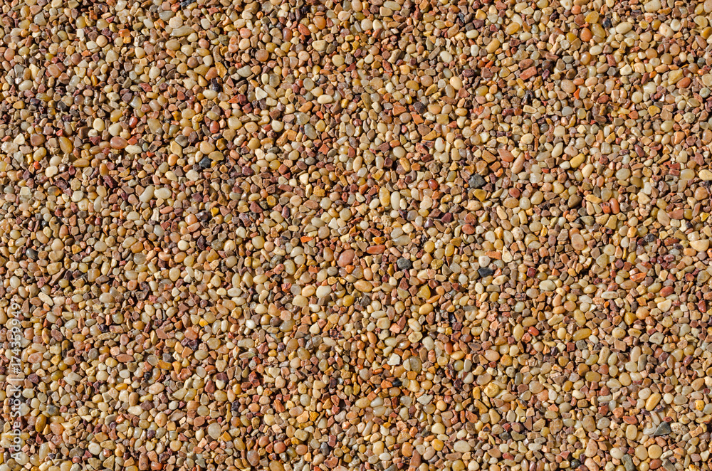 Pebble, stone, rock floor. Textured finish on this detailed pattern ...