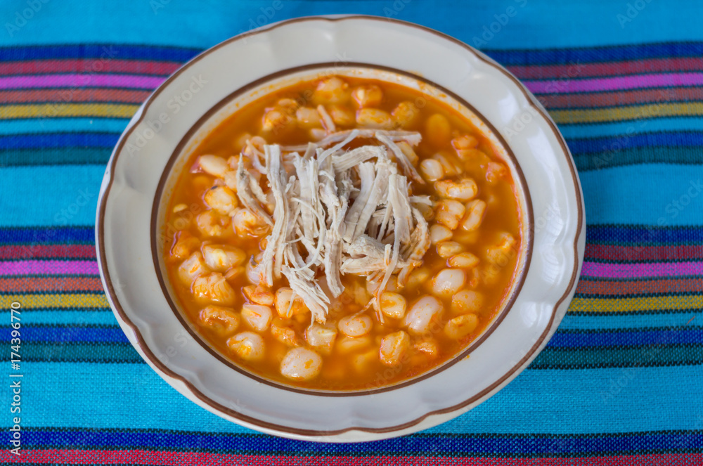 pozole con grano de maiz Stock Photo | Adobe Stock