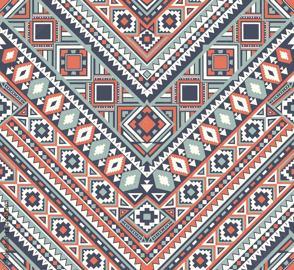 Seamless Ethnic pattern textures. Navajo geometric print. Rustic ...