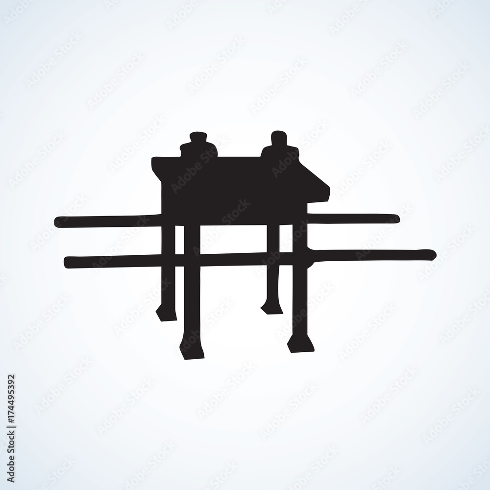 Table of showbread. Vector drawing Stock Vector | Adobe Stock