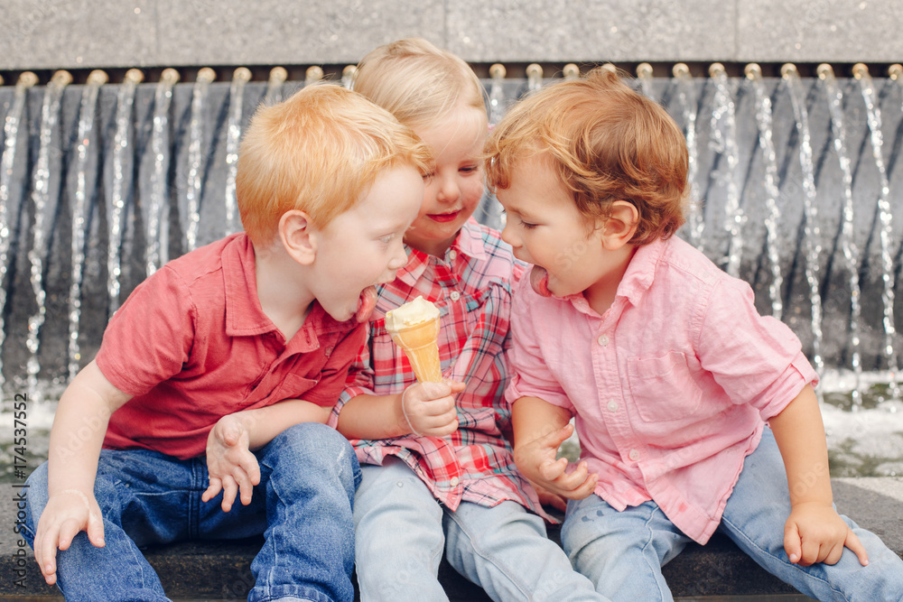 Three Cute Best Friends Forever