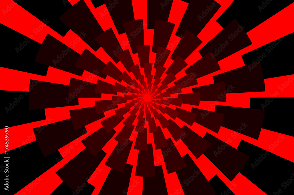 Lightning bolt - abstract geometric vector pattern - red, Thunder ...