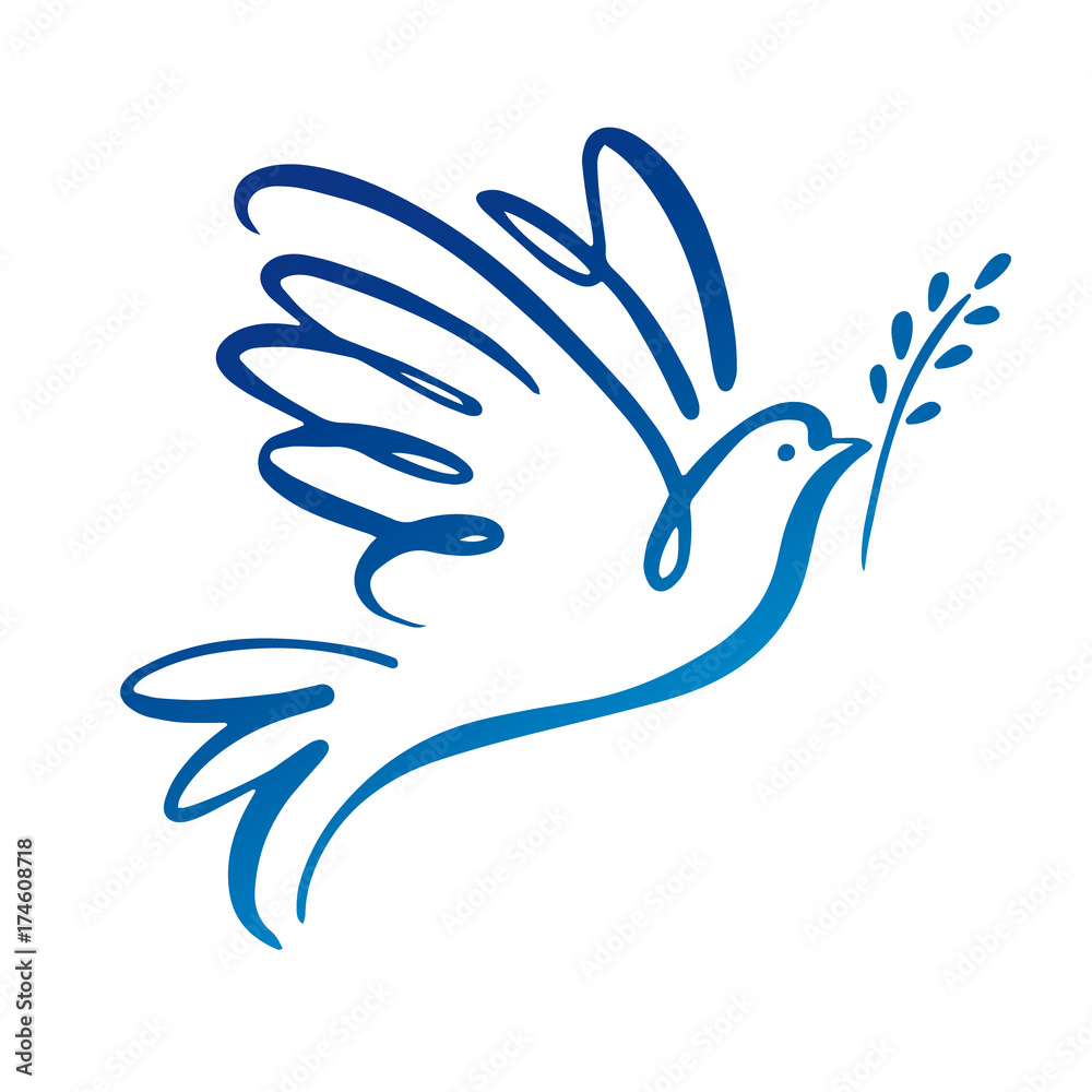 Dove of peace icon. Flying bird. Peace concept. Stock Vector | Adobe Stock Dove of peace icon. Flying bird. Peace concept. Stock Vector | Adobe Stock