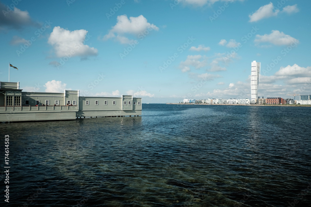 Open-air swimming-bath Ribersborg, Malmö, south of Sweden. Stock Photo ...