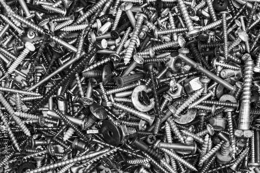 Organizing fasteners in the workshop Stock Photo | Adobe Stock