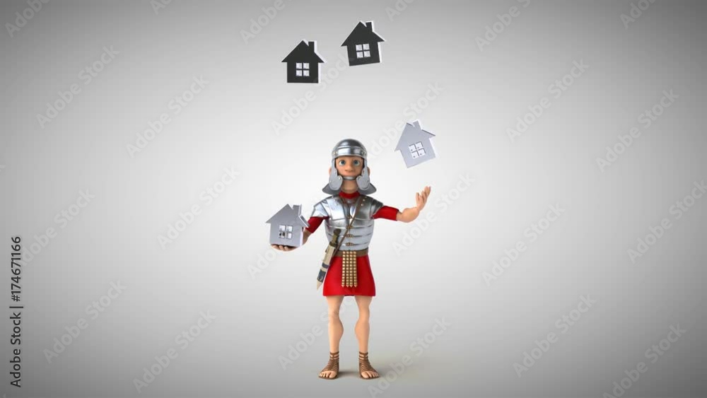 Roman soldier - 3D Animation Stock Video | Adobe Stock