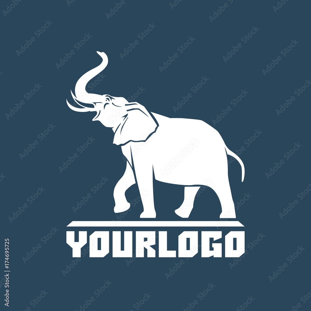 Elephants_logo_sign_pictogram-03 Stock Vector | Adobe Stock
