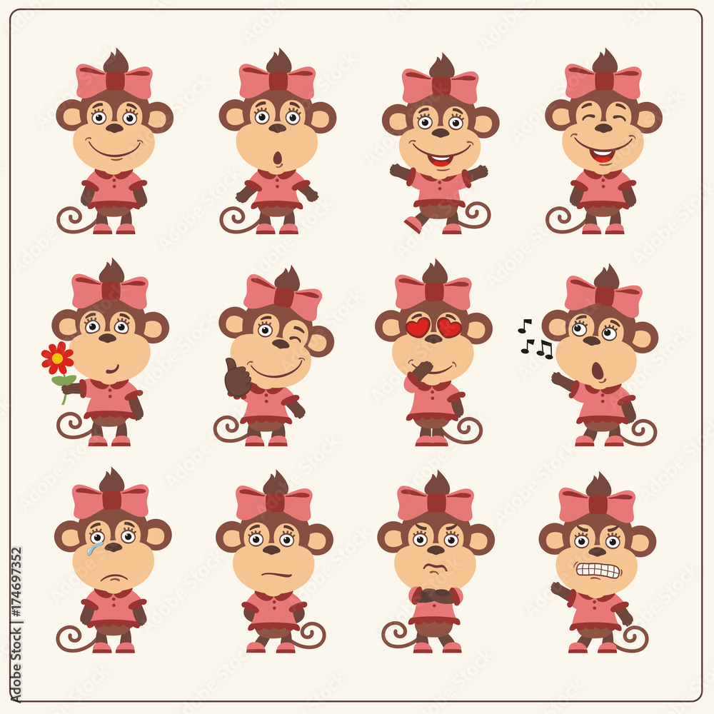 Girl Monkey Cartoon Images