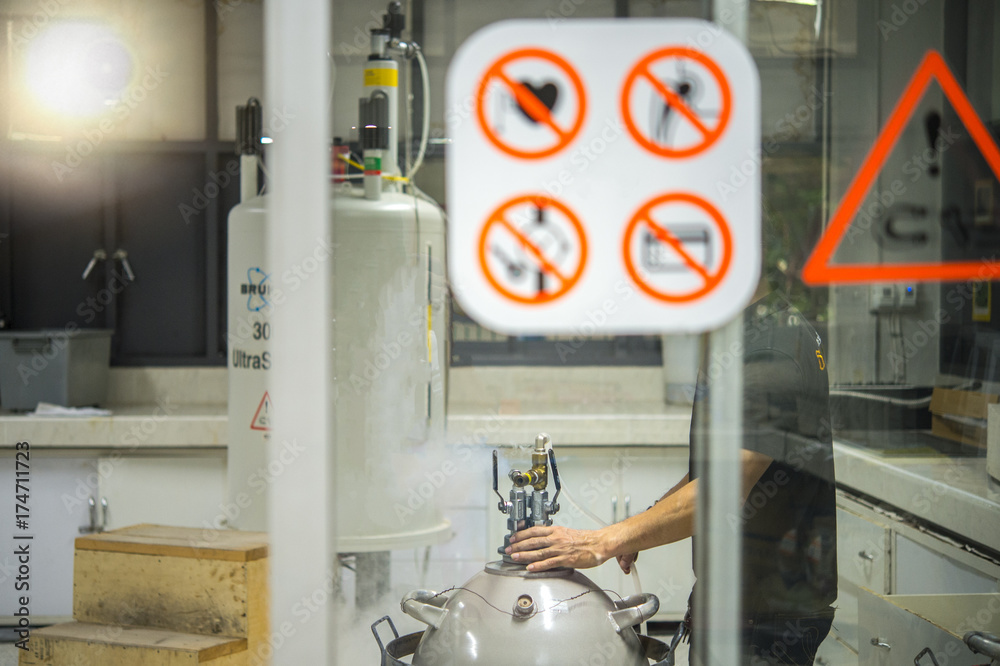 Scientists are adding nitrogen to the Nuclear magnetic resonance ...