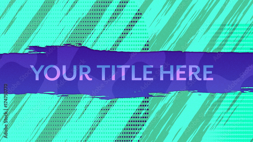 Rips and Textures Title Stock Template | Adobe Stock