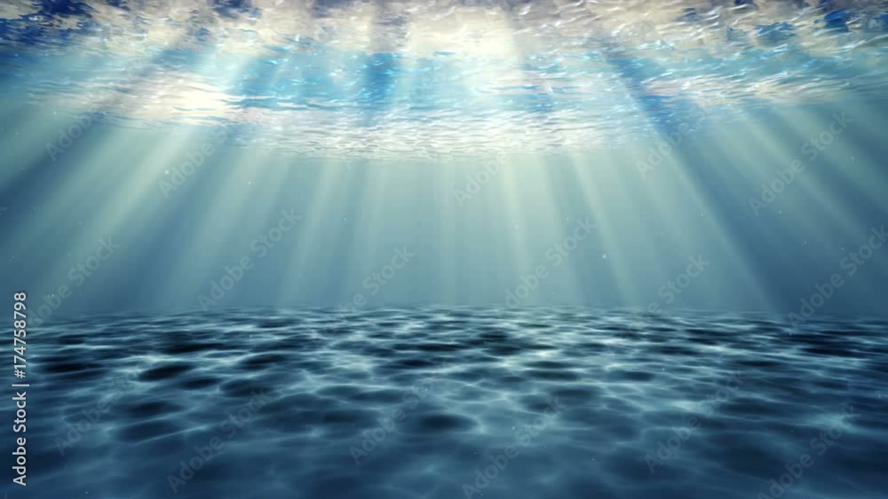 Underwater full hd and 4k footage. High quality animation of ocean ...
