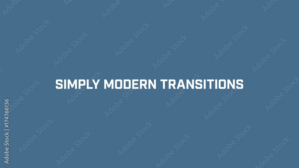 Simple and Modern Transitions Pack Stock Template | Adobe Stock