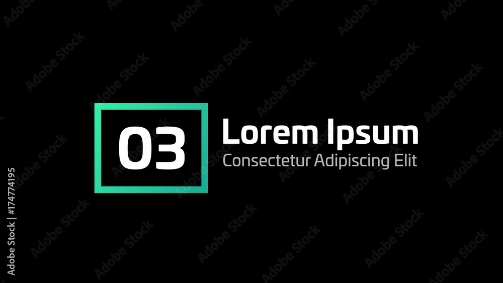 Gradient Frame Text Tab Title Stock Template | Adobe Stock