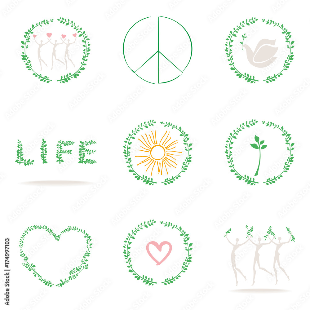 Love Life Symbols